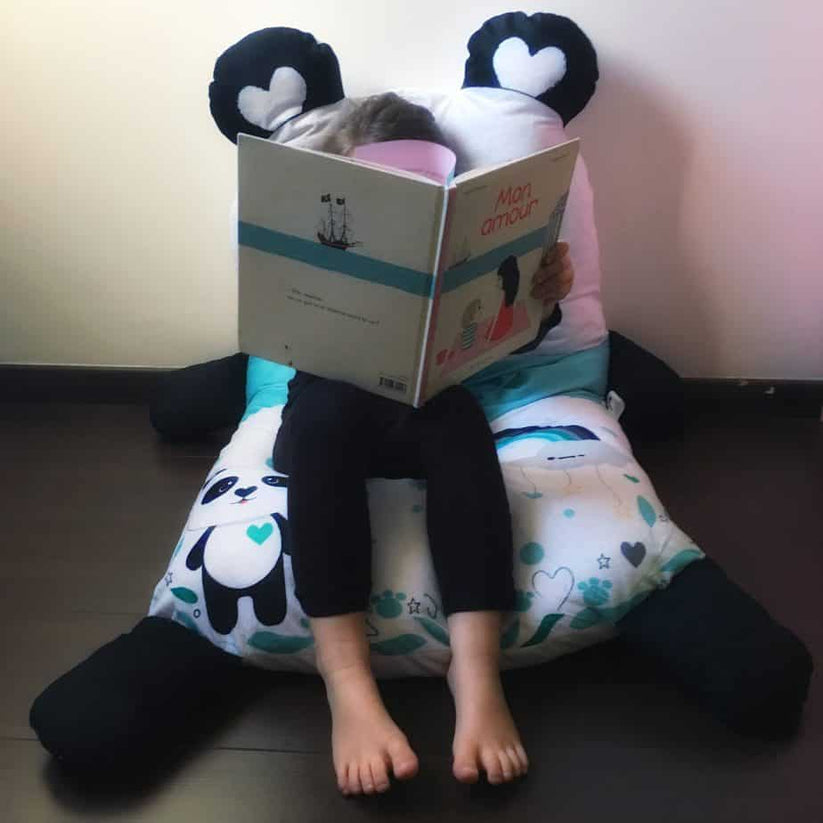 Pouf Enfant Panda - Peluche Géante pour Coin Lecture🇫🇷